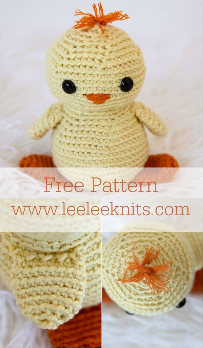 Baby Chick Crochet Pattern - Leelee Knits
