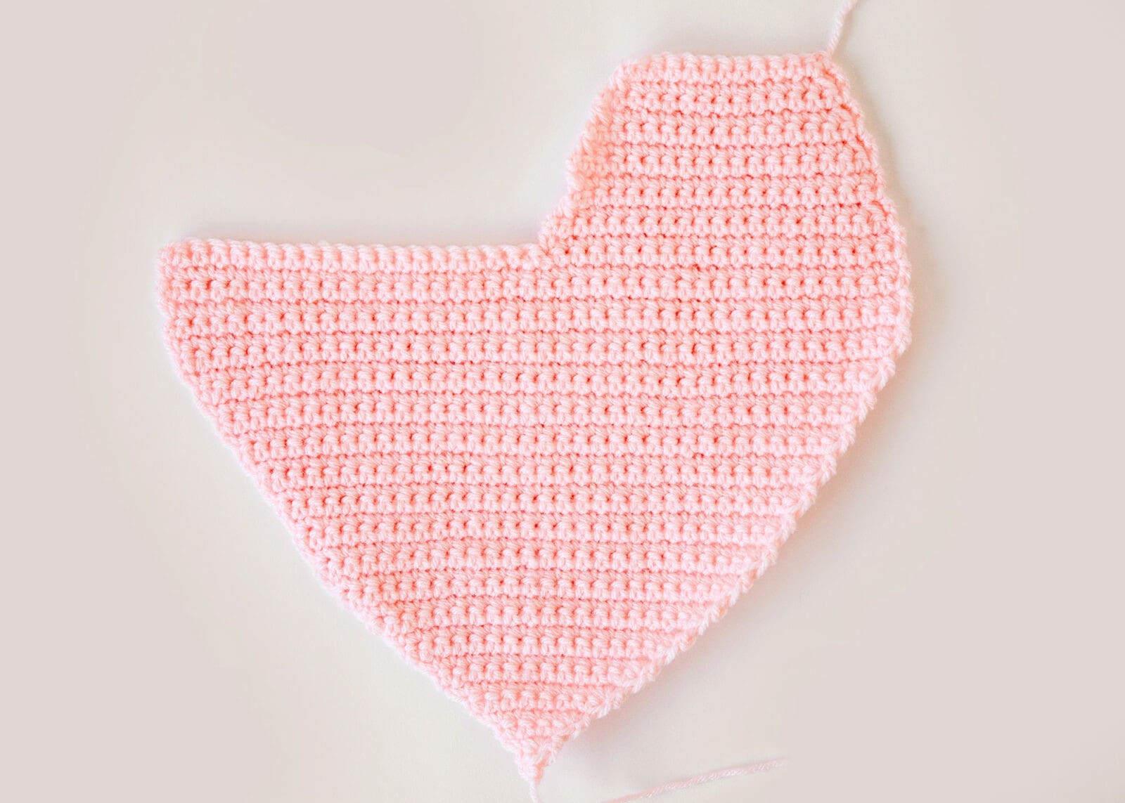Heart Shaped Pillow Crochet Pattern - Leelee Knits