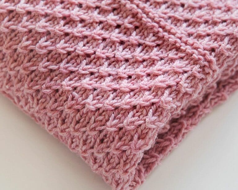 Drops of Love Baby Blanket - Leelee Knits