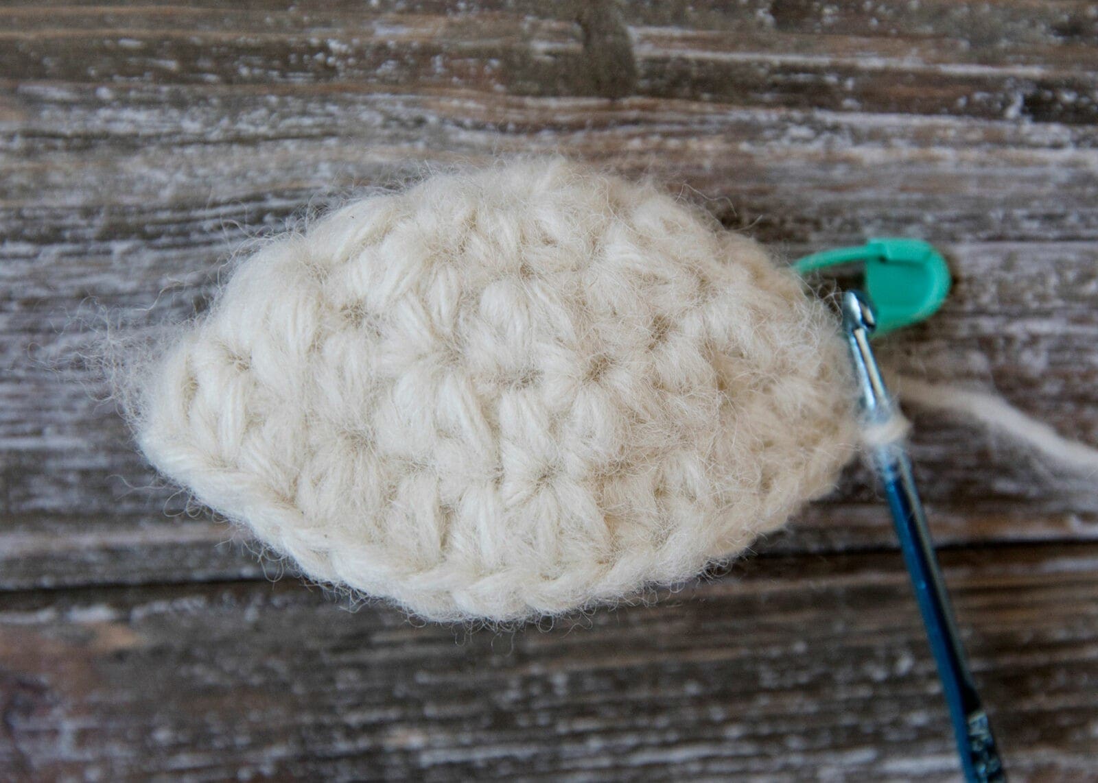 Fuzzy Warm Crochet Mittens - Leelee Knits