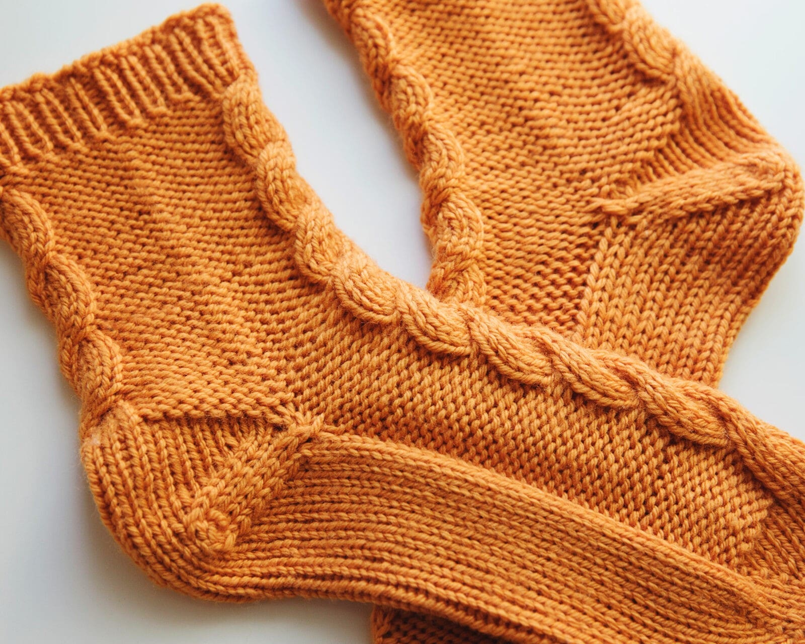 Cable Knit Socks - Free Pattern - Leelee Knits