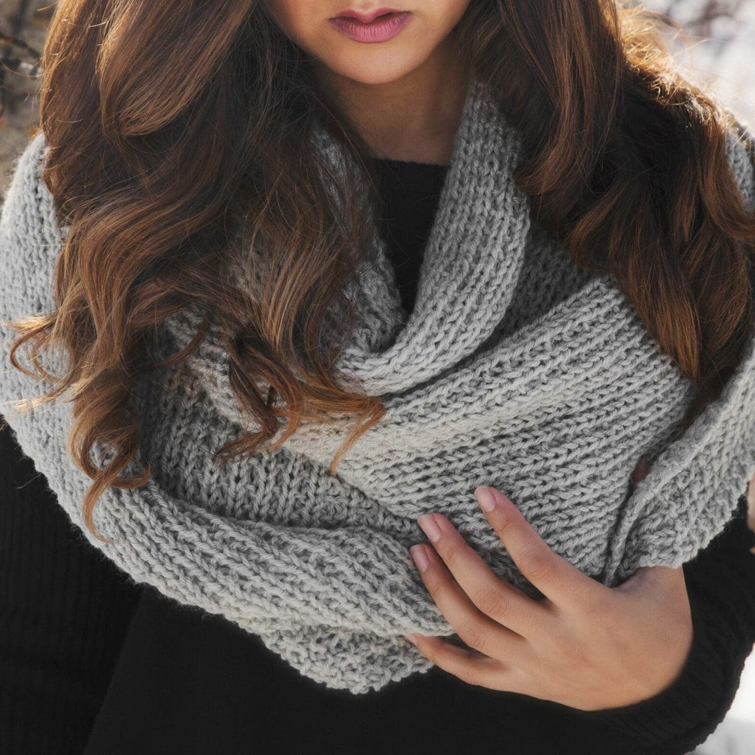 Simple Cable Knit Scarf Pattern - Leelee Knits