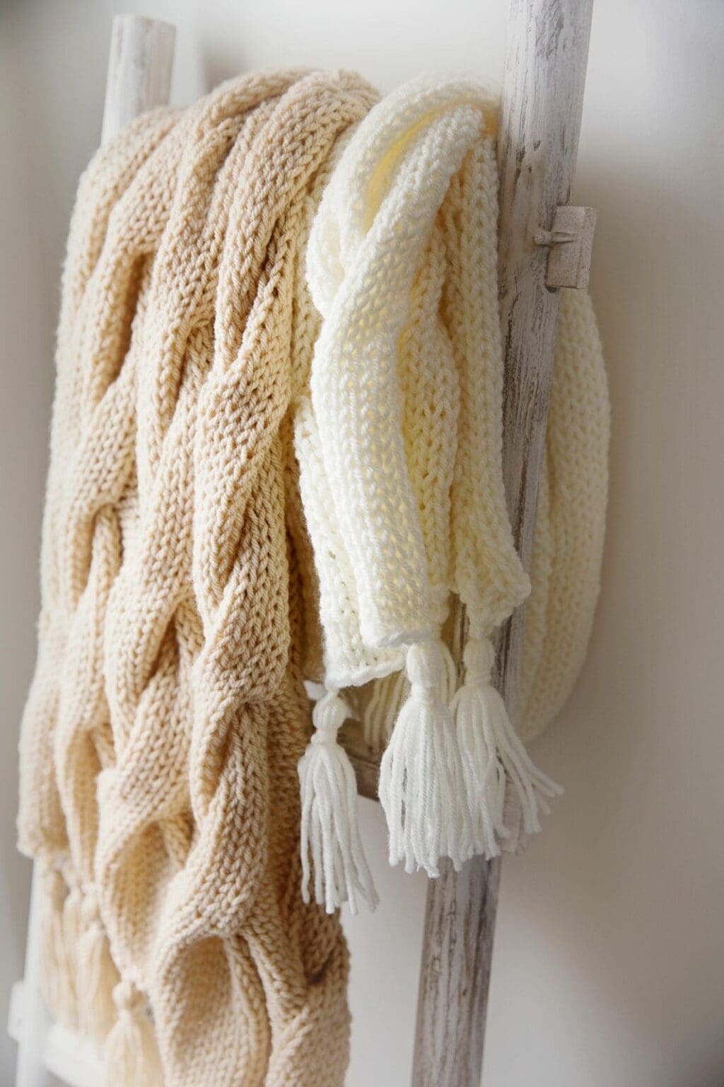 Free Cable Knit Blanket Pattern - Leelee Knits
