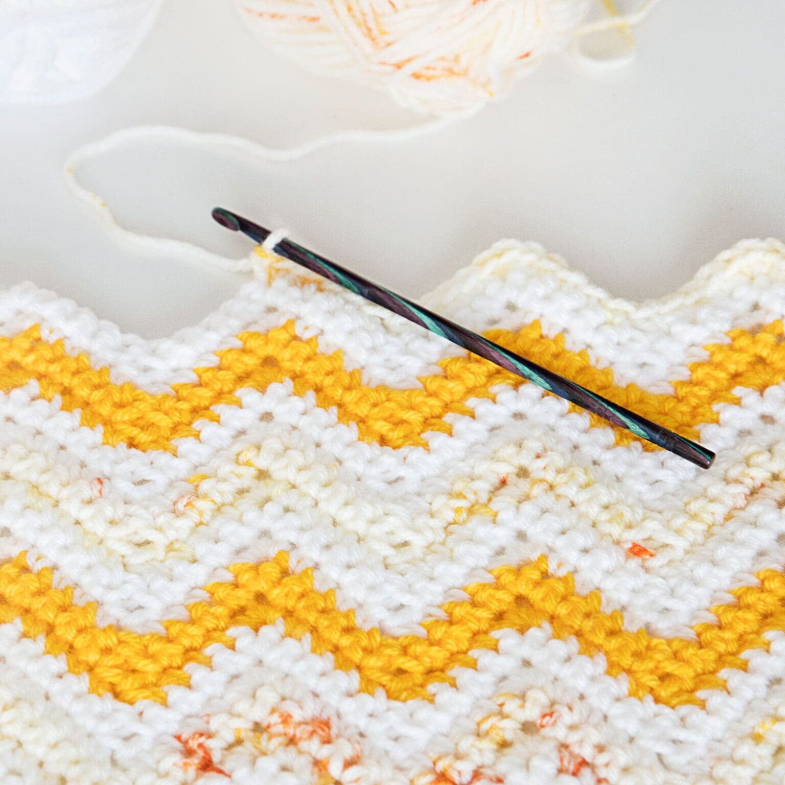 Crochet Chevron Blanket Pattern Free and Easy to Follow - Leelee Knits