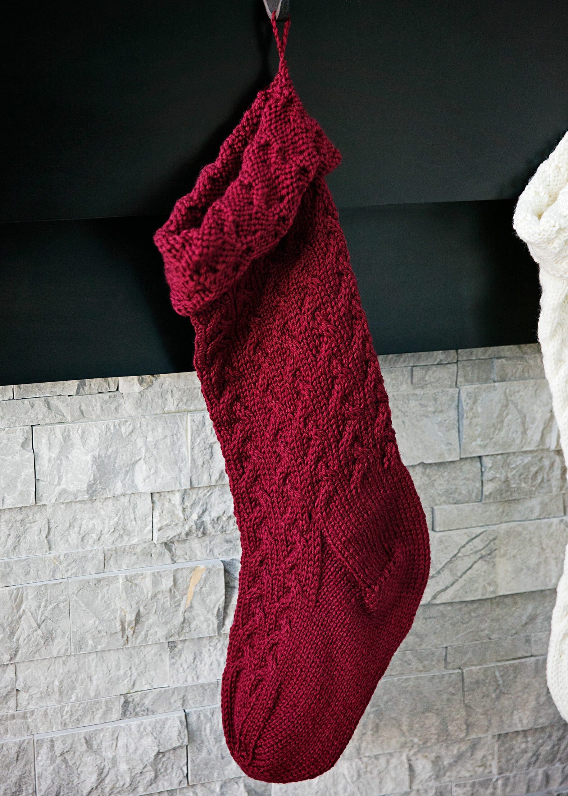 Christmas Stocking Knitting Pattern - Leelee Knits