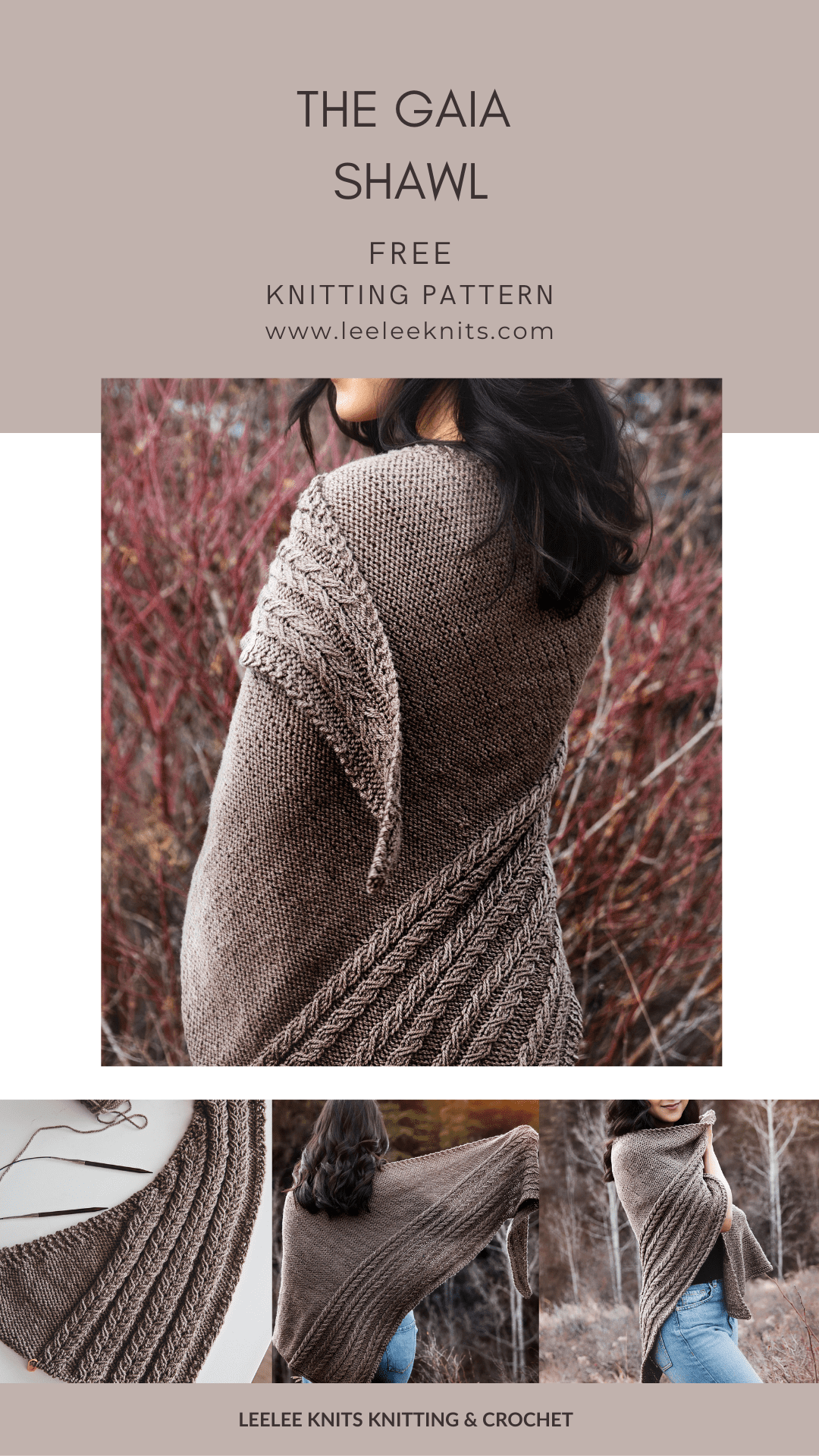 Triangle Shawl Knitting Pattern - Leelee Knits