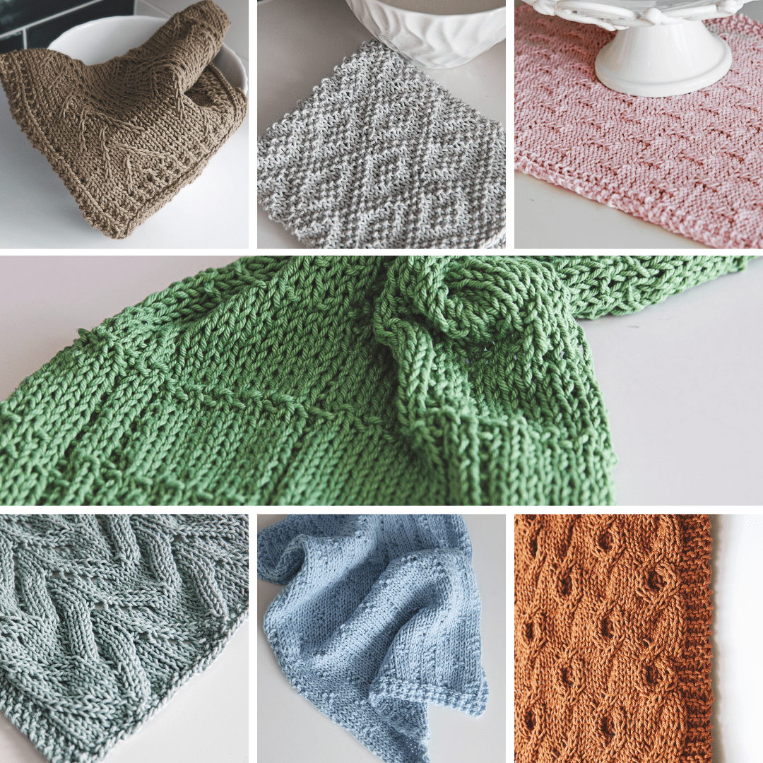Lace Knit Kitchen Towel Pattern - Leelee Knits