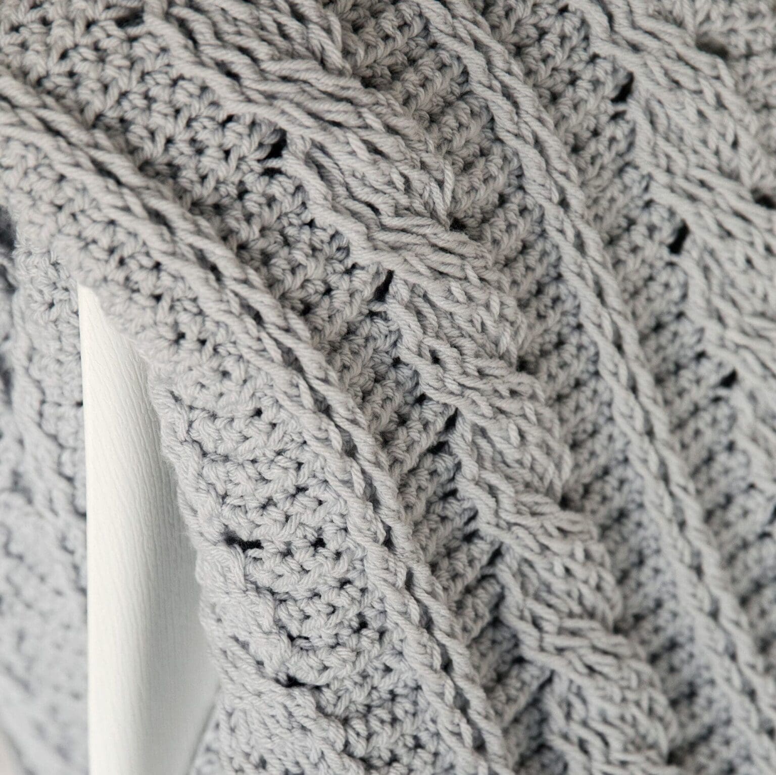 Crochet Moss Stitch Blanket Pattern - Leelee Knits
