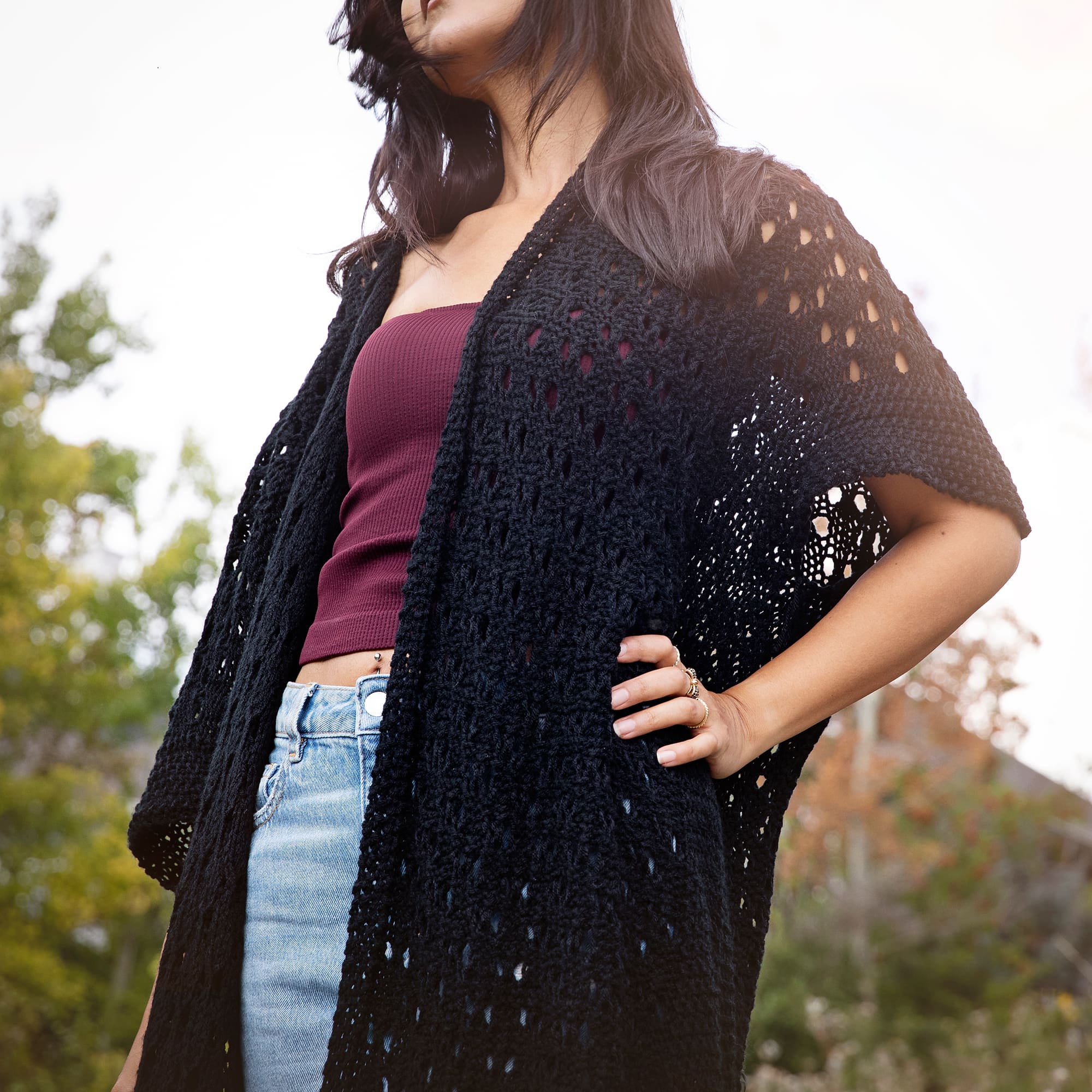 Oversized Cardigan Knitting Pattern - Leelee Knits