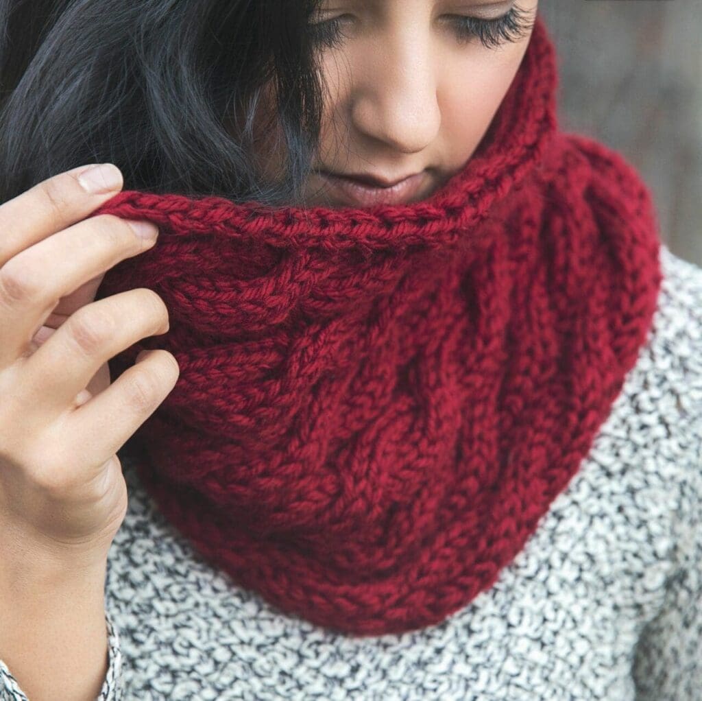 October Knit Scarf Pattern - Leelee Knits