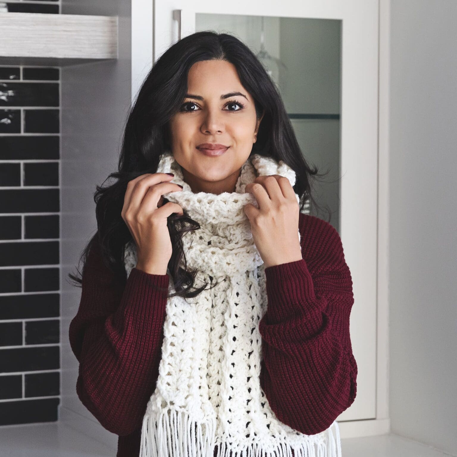 Crochet Winter Scarf Pattern - Leelee Knits