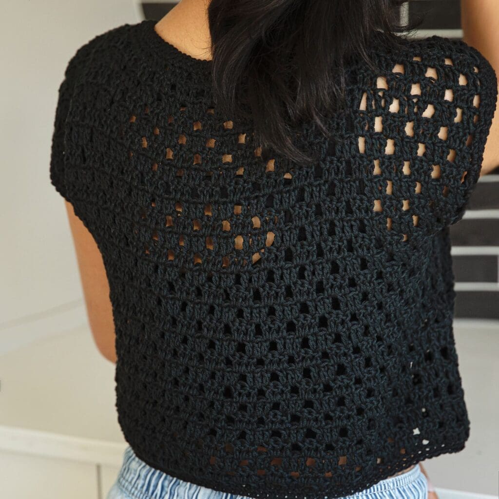 Crochet Mesh Top Pattern - Leelee Knits